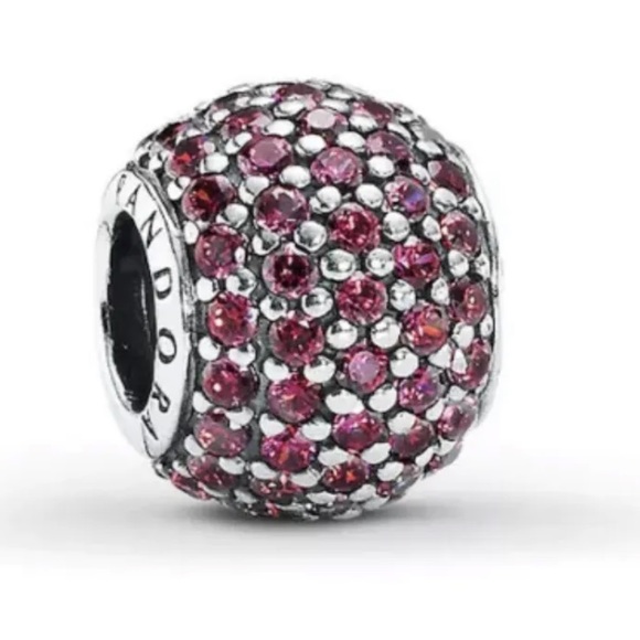 Pandora | Jewelry | Pandora Red Pave Lights Charm | Poshmark